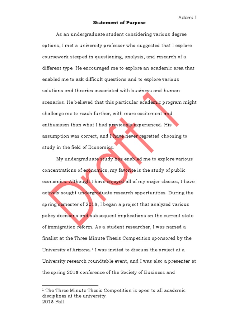 Example of Word Document | PDF | Economics | Academic Degree