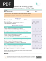 Escala de Recursos Sociales Oars | PDF | Salud y bienestar