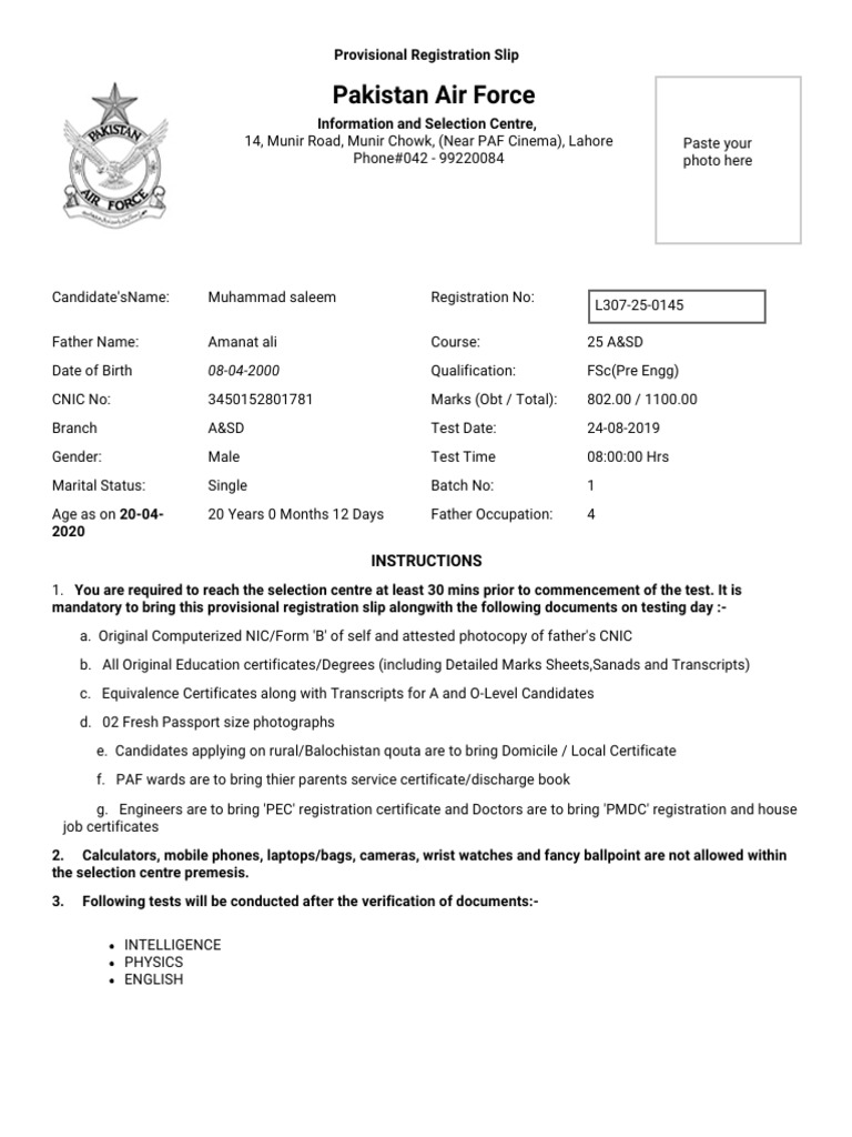 Registration | PDF