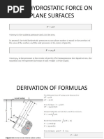 3 - Hydrostatic Force - Tutorial Solution | PDF | Pressure | Force