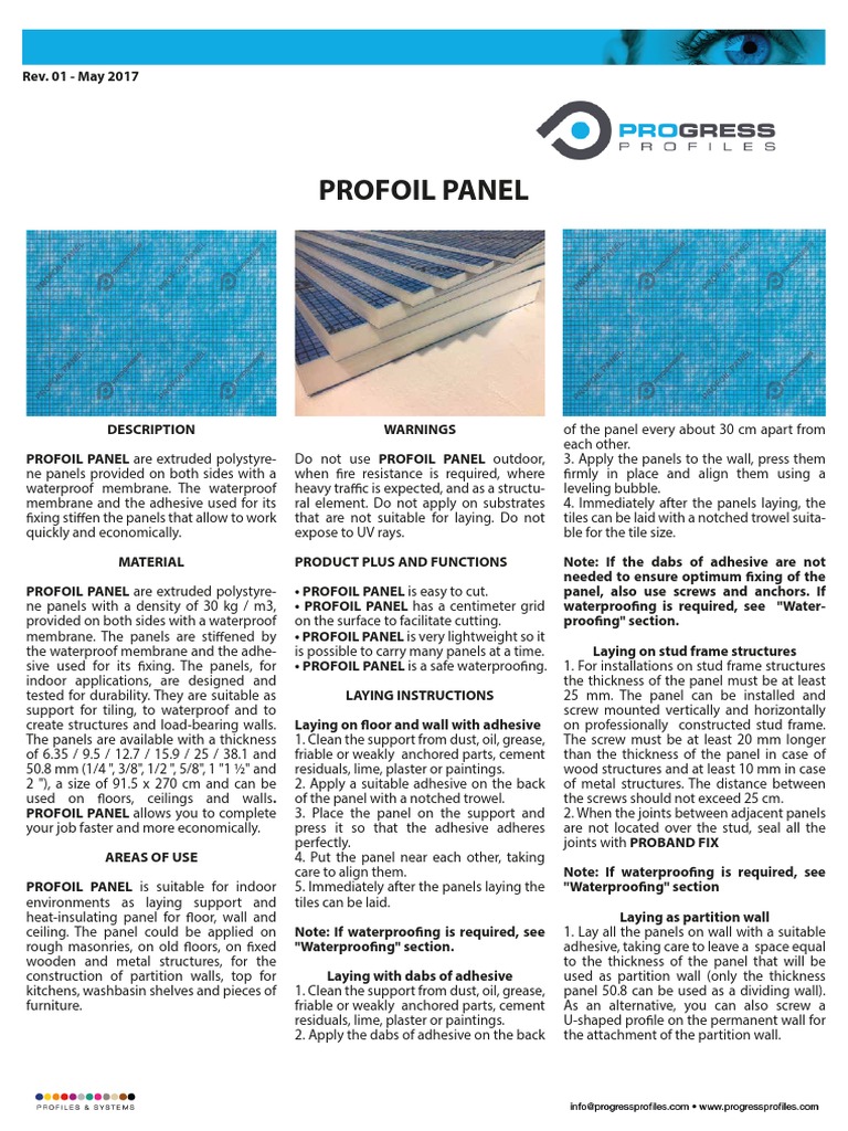 Profoil Panel en | PDF | Wall | Building Materials