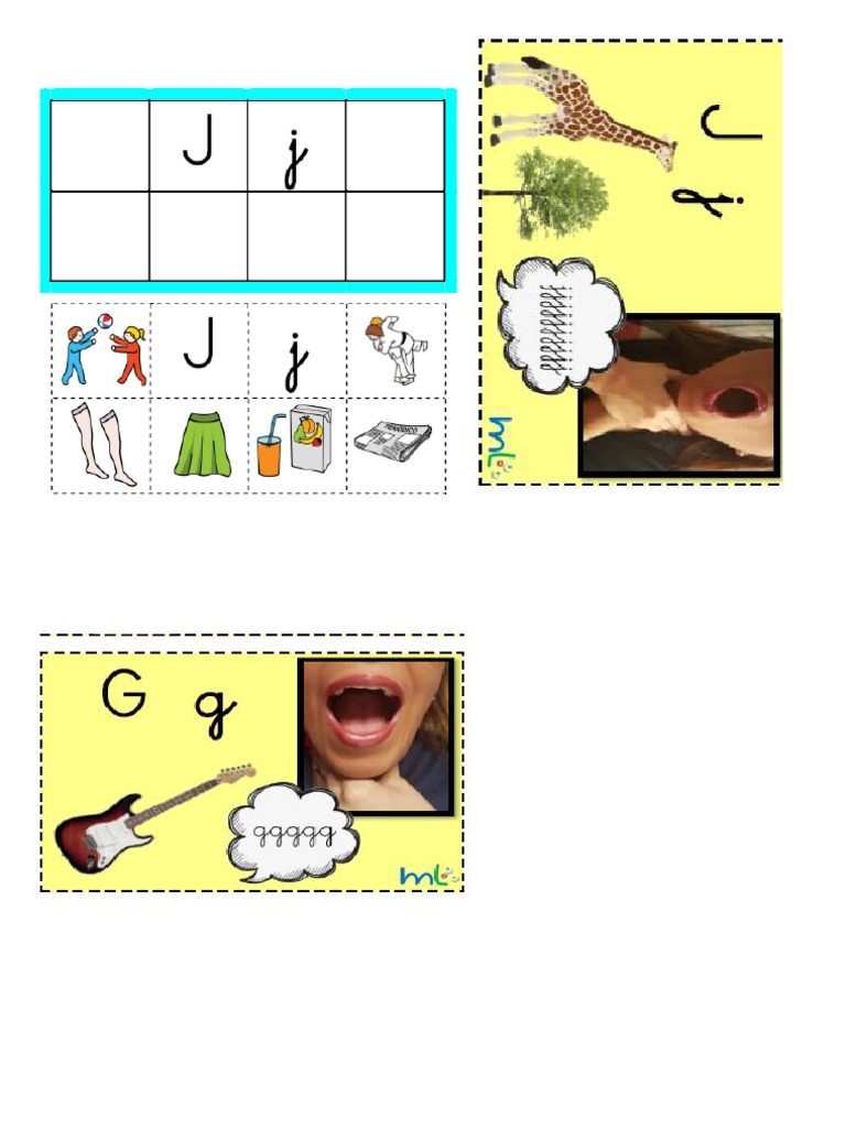 Fonema J y G | PDF