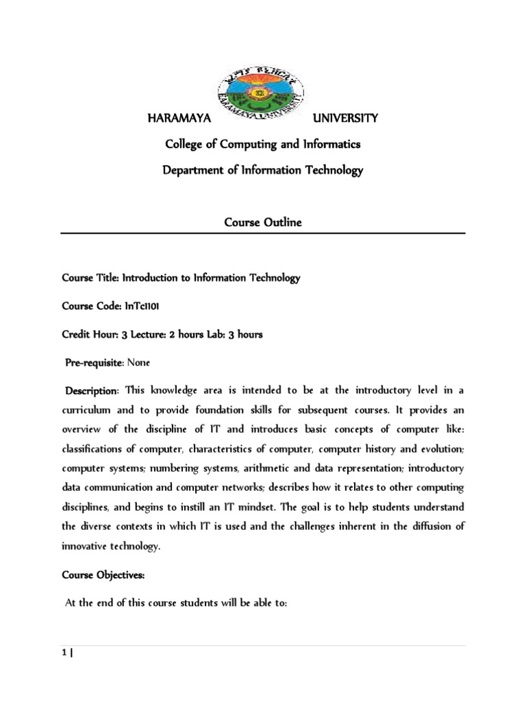 Introduction To Information Technology | PDF | Input/Output ...