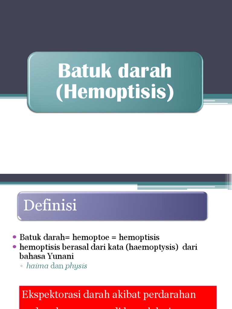 Askep Hemoptisis | PDF