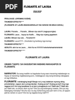 Florante at Laura Script | PDF