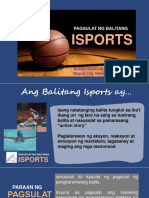 Sports Lingo - Tagalog | PDF