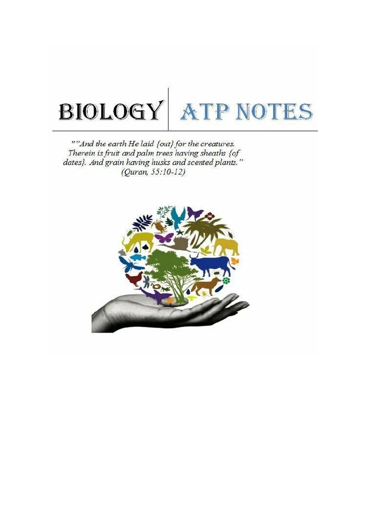 Biology ATP Olevels Notes | PDF