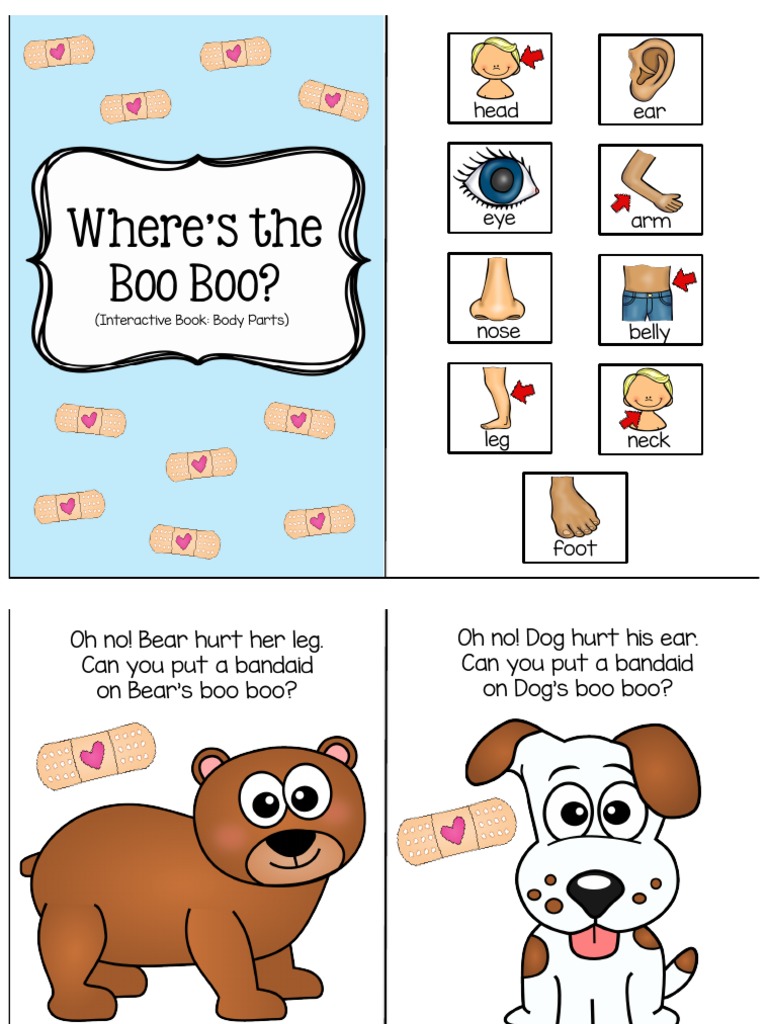 Where's The Boo Boo?: Head Ear | PDF