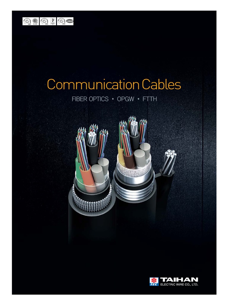 Taihan - CommunicationCables - Eng PDF | PDF | Optical Fiber | Coaxial ...