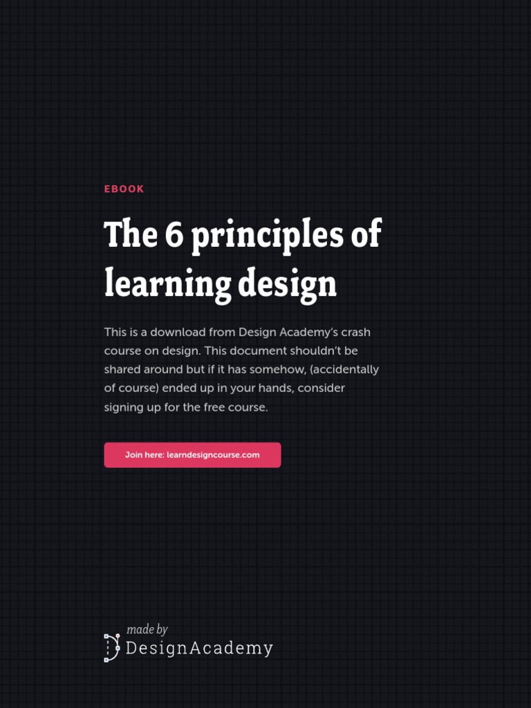 Design Academy - 6 Principles Ebook PDF | PDF | Typefaces | Typography