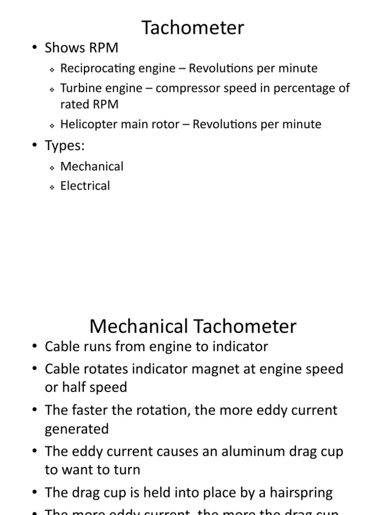 Tachometer: - Shows RPM | PDF | Electromagnetism | Electrical Engineering