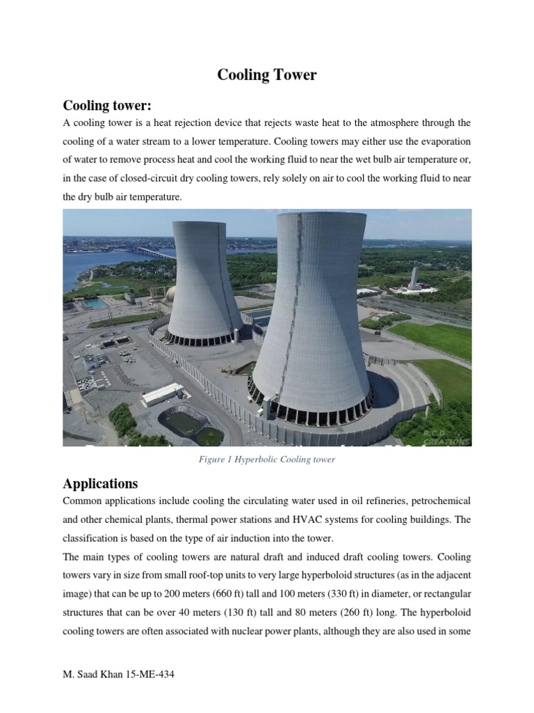 Overview of Cooling Tower Types and Functions | PDF | Water Treatment ...