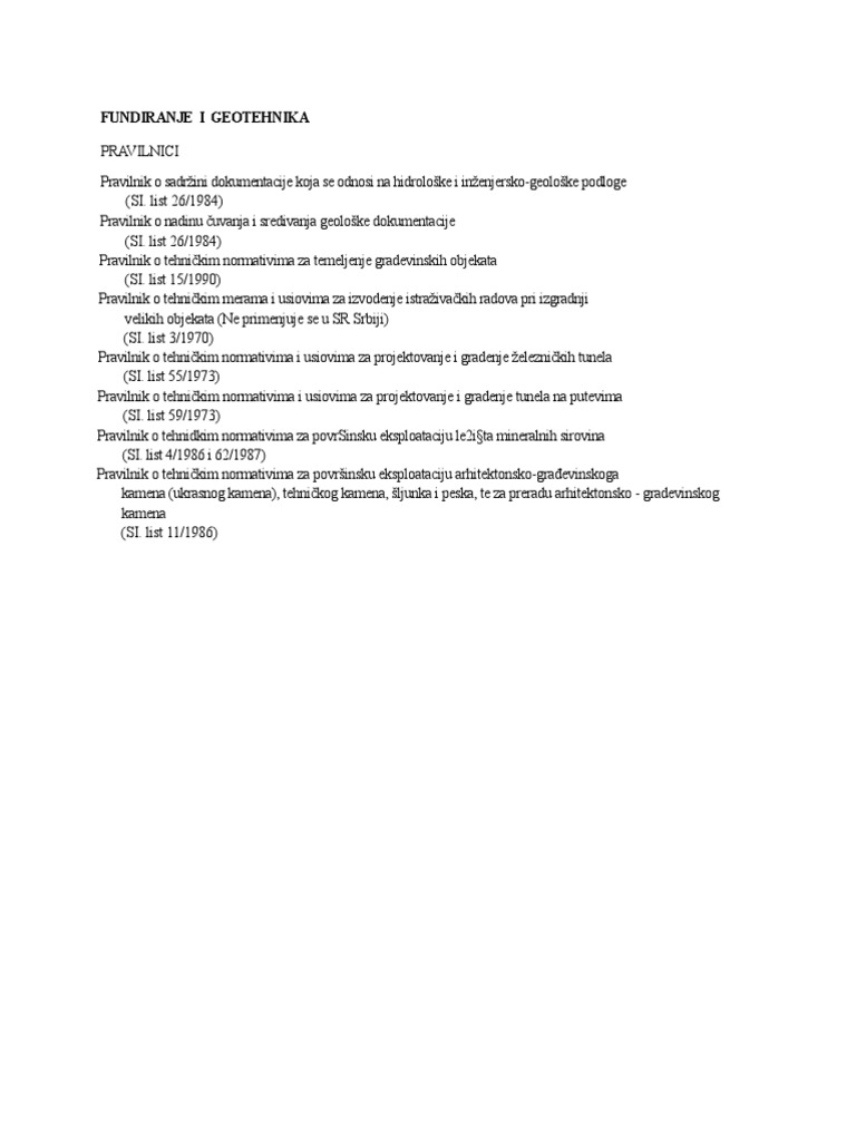Fundiranje I Geotehnika | PDF