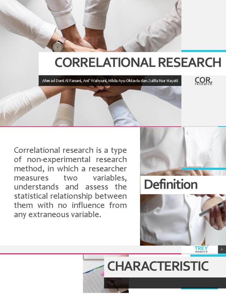 Correlational Research: Ahmad Dani Al Fanani, Ani' Wahyuni, Hilda Ayu ...
