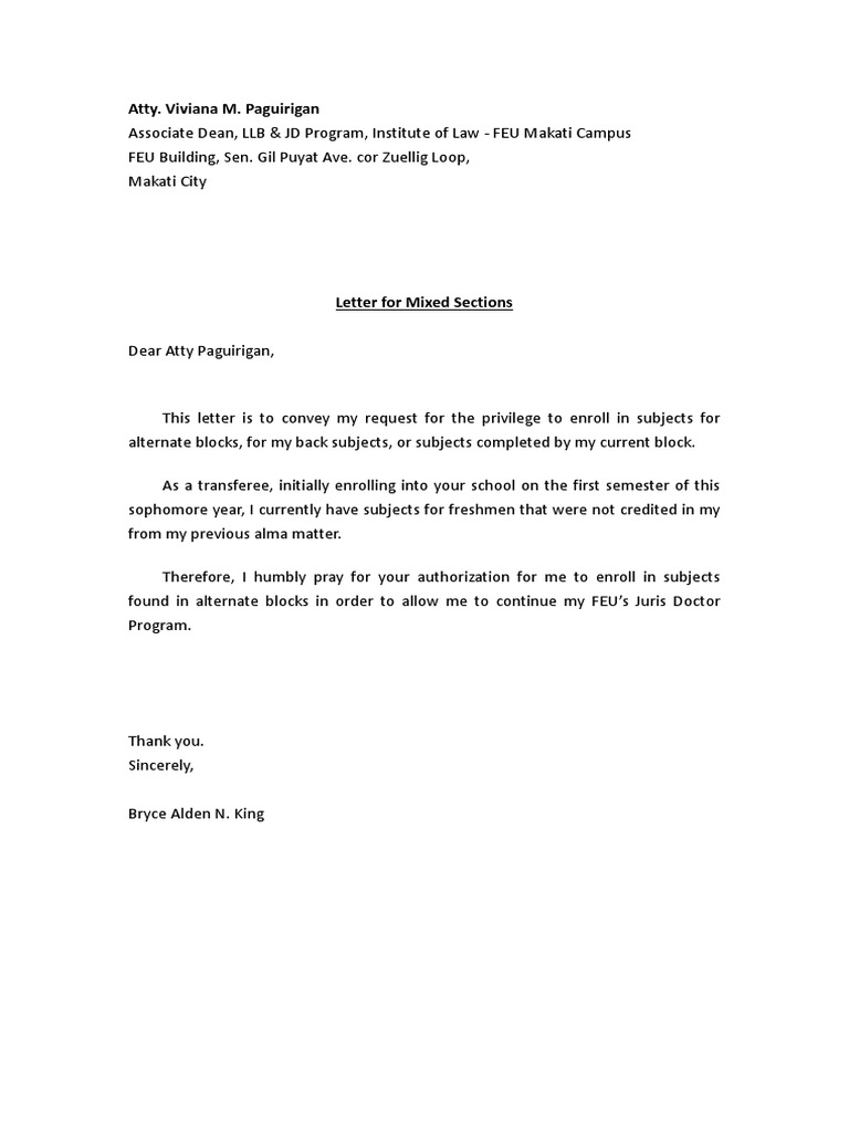 Letter For Blocks | PDF