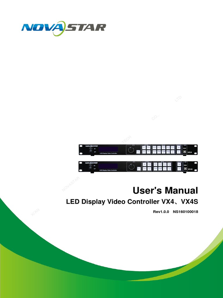Video Controller VX4 Series User Manual-V1.0.0 | PDF | Computer Monitor ...