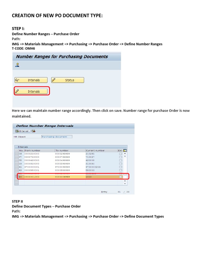 New PO Type Creation | PDF