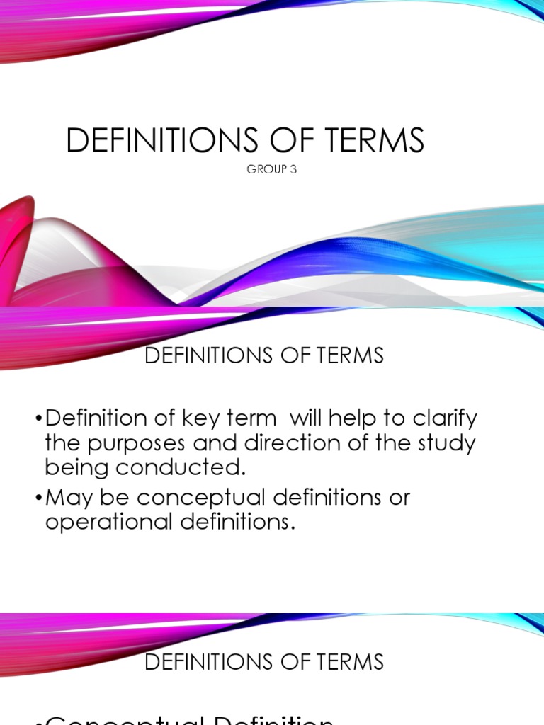 Key Terms: Conceptual vs. Operational Definitions | PDF | Science ...