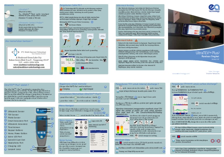 Panduan UltraTEV Plus2 untuk Pengukuran PD | PDF