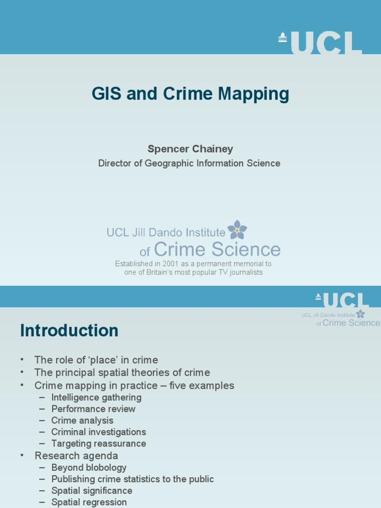 GIS and Crime Mapping | PDF | Geographic Information System | Crime ...