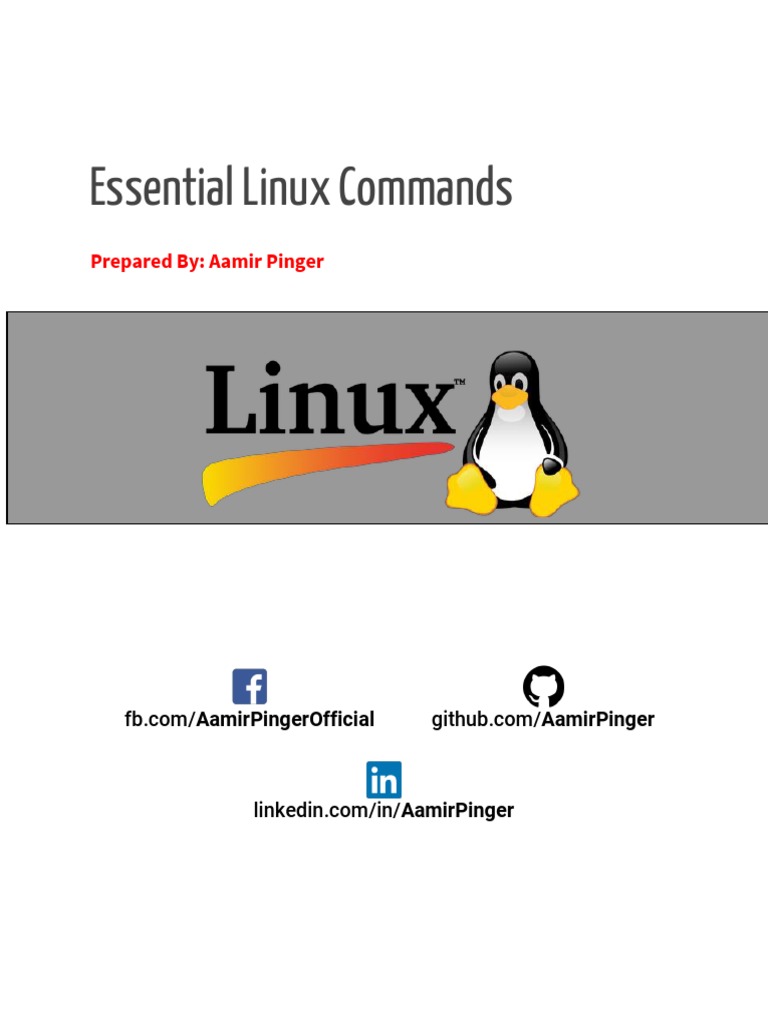 Linux Essential Commands | Download Free PDF | Zip (File Format) | Computer File