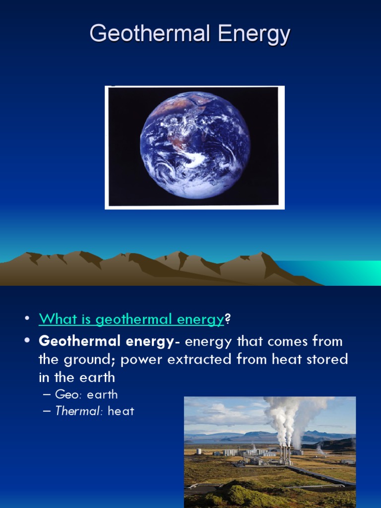 Geothermal Energy | PDF | Geothermal Energy | Steam