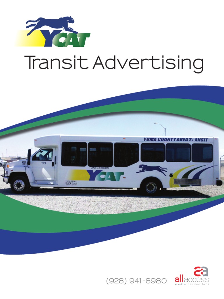 YCAT Transit Advertising Options | PDF | Transport | Public Transport