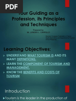 Tour Guiding Script | PDF
