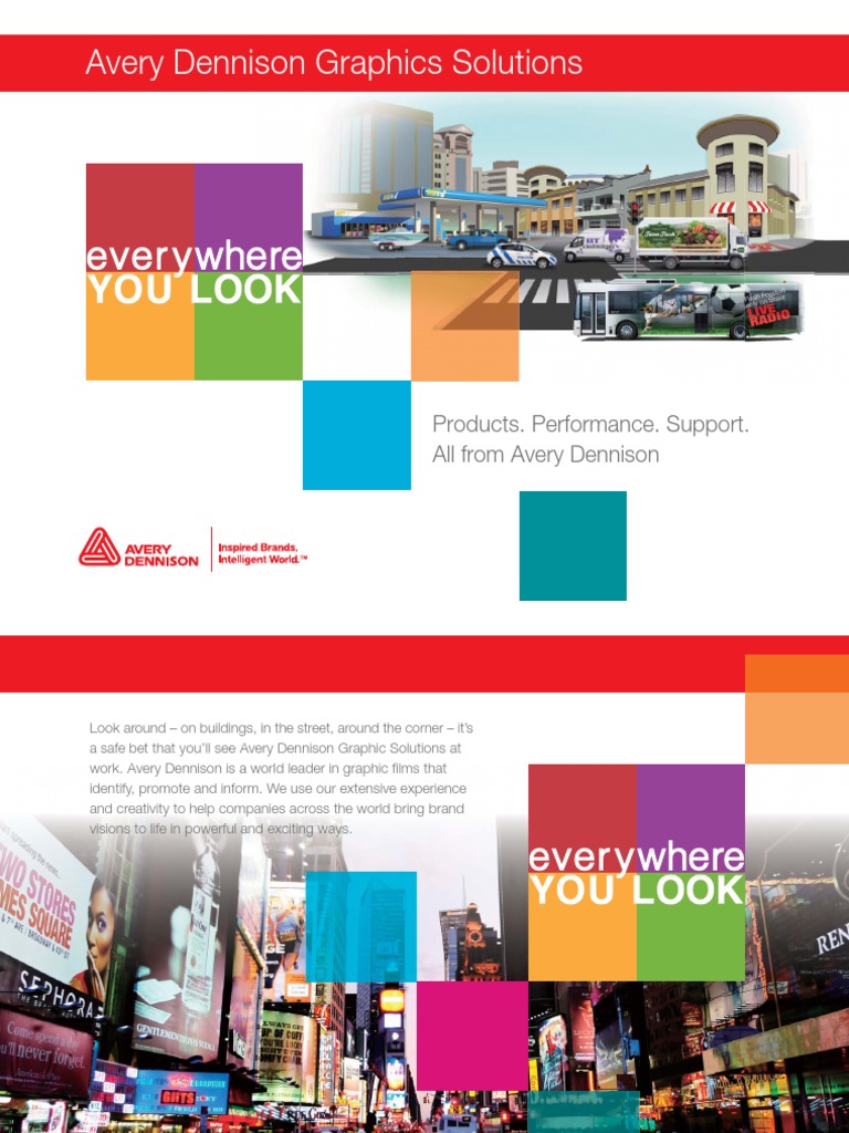 Avery Dennison Everywhere You Look Brochure | PDF | Polyvinyl Chloride ...