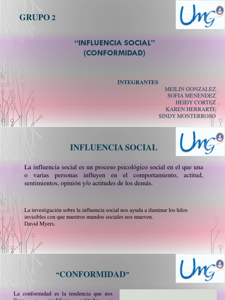 Influencia Social y Conformidad Explicada | PDF | Actitud (psicología ...