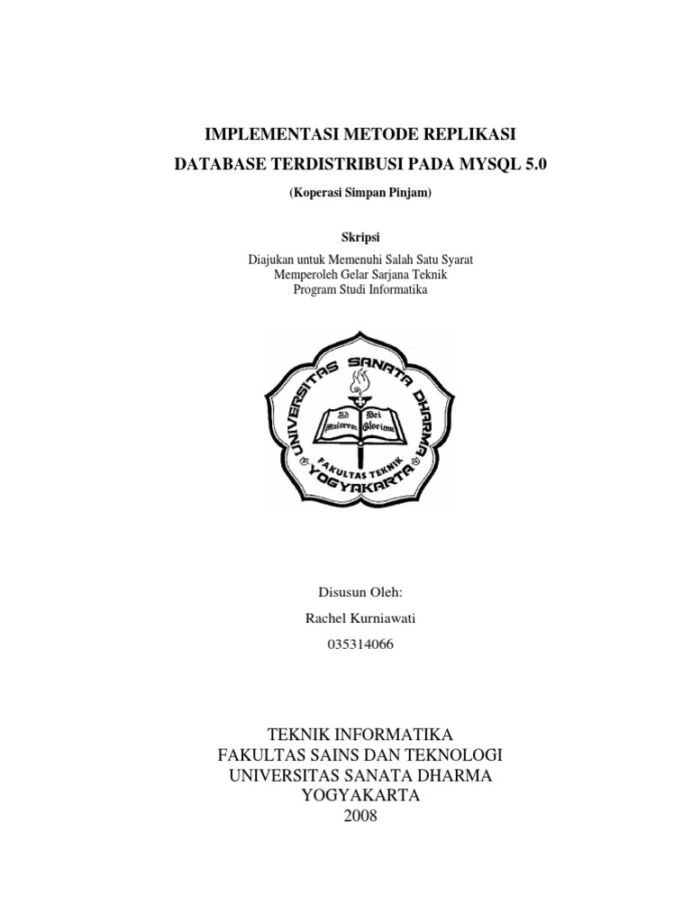 Jurnal Database Replication | PDF