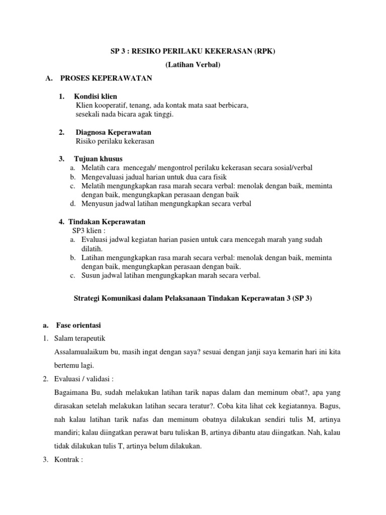 SP 3 RPK | PDF | Karier & Perkembangan | Pengembangan Diri