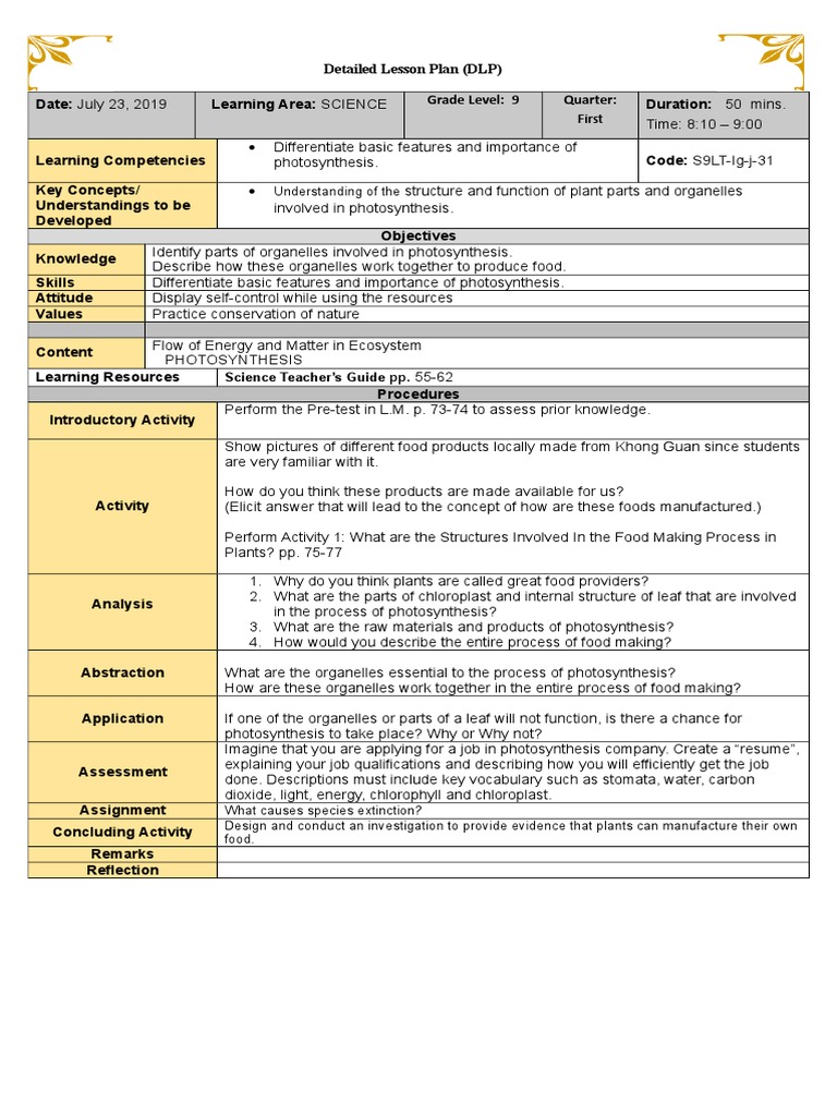 Understanding of The: Science Teacher's Guide | PDF | Photosynthesis ...