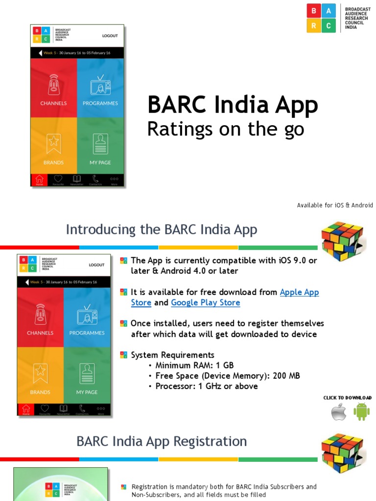 Barc India App | PDF | Mobile App | Ios