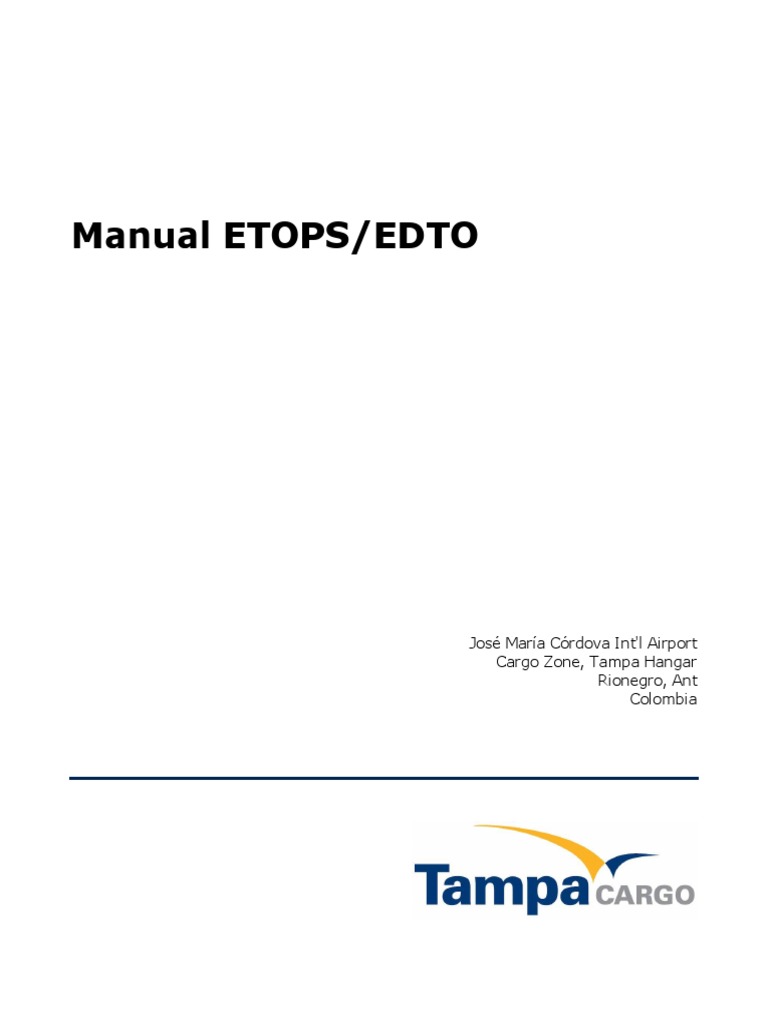 Manual Etops | PDF | Ingeniería de confiabilidad | Aeropuerto