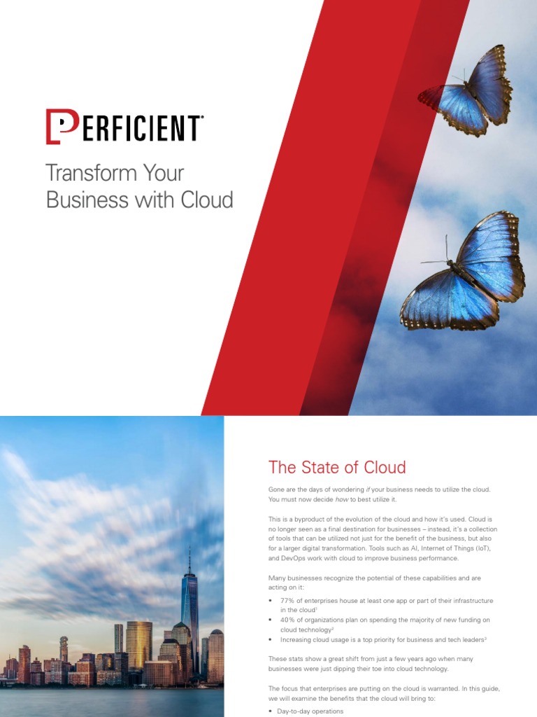 Transform Your Business With Cloud | PDF | Cloud Computing | Platform As A Service