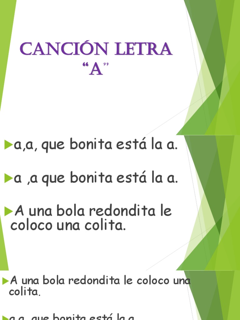 Canción Letras Del ABC | PDF