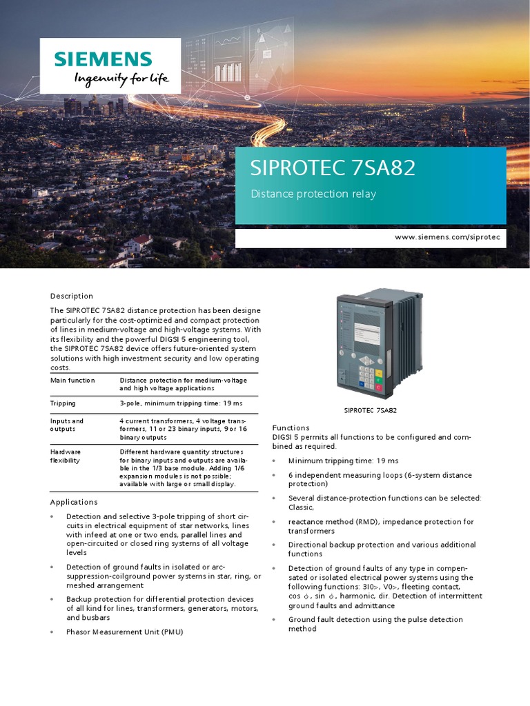 Siprotech Relay | PDF | Electric Power System | Relay