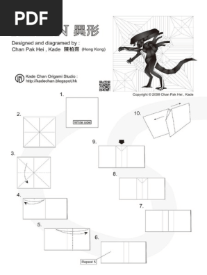 Advanced Origami Alien