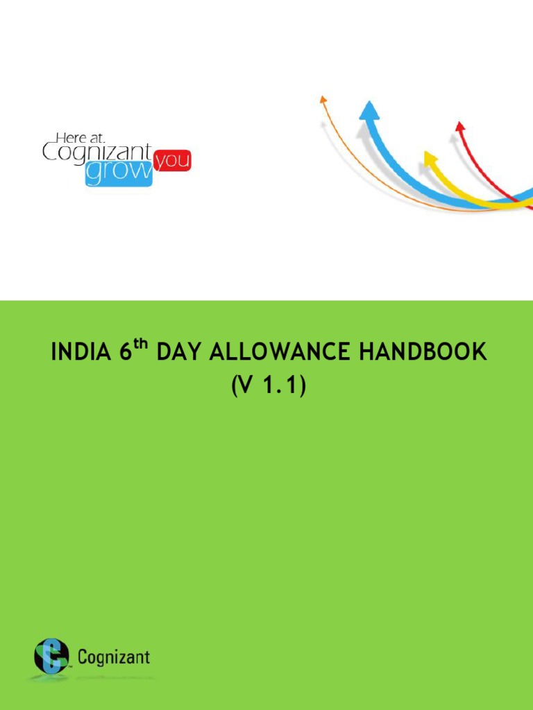 CTS 6th Day Allowance Policy | PDF | Workweek And Weekend | Payroll