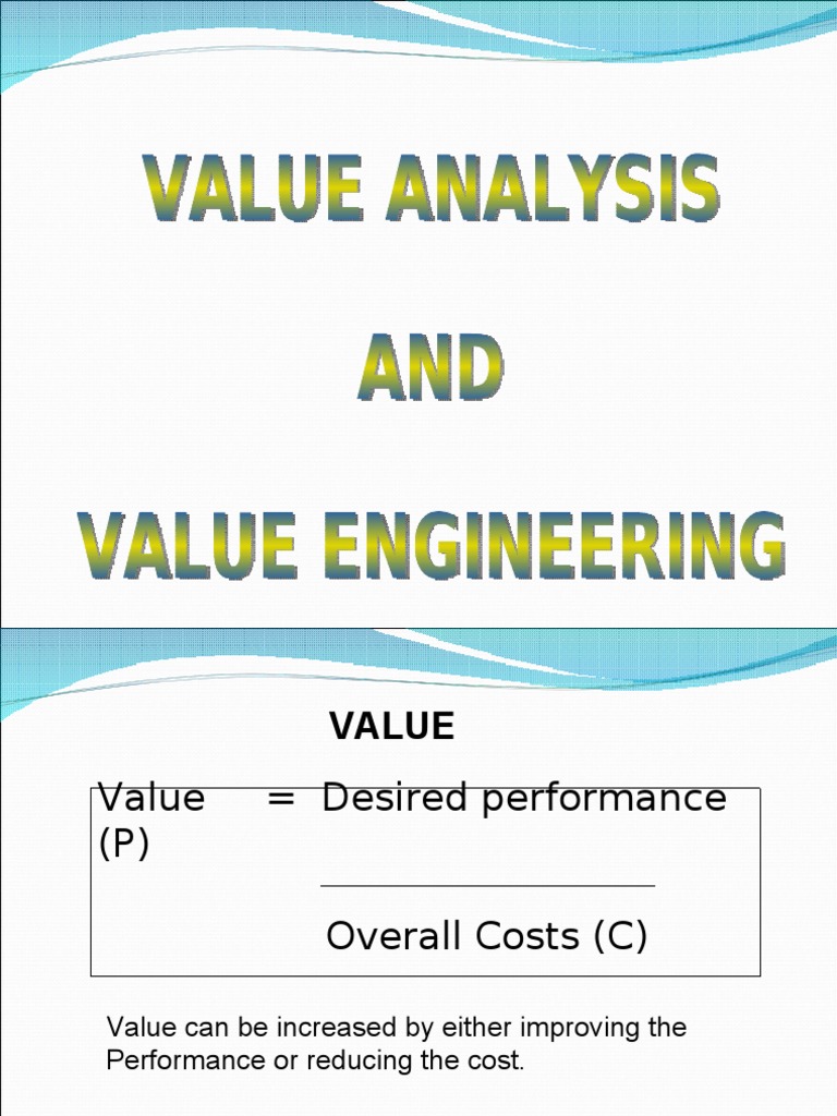 Cost-Effective Value Engineering | PDF | Cost | Engineering
