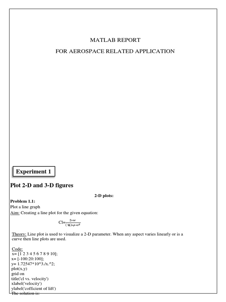 Mathematical Modeling and Simulation in Aerospace Engineering | PDF ...
