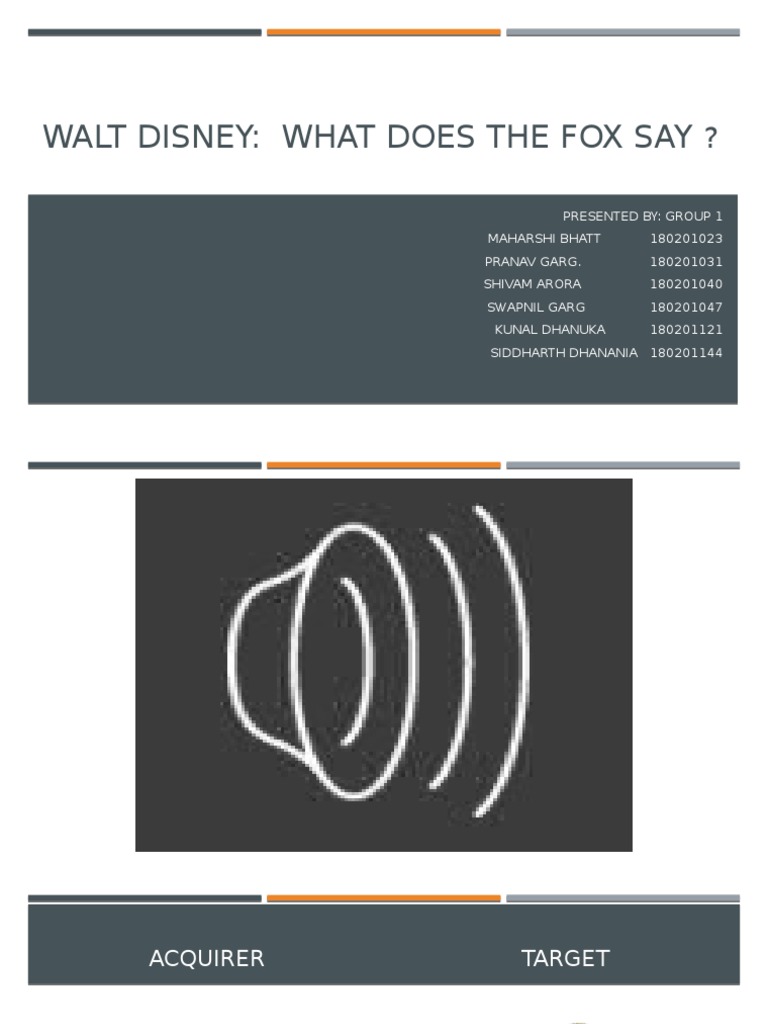 Disney Fox Merger | PDF | 21st Century Fox | The Walt Disney Company