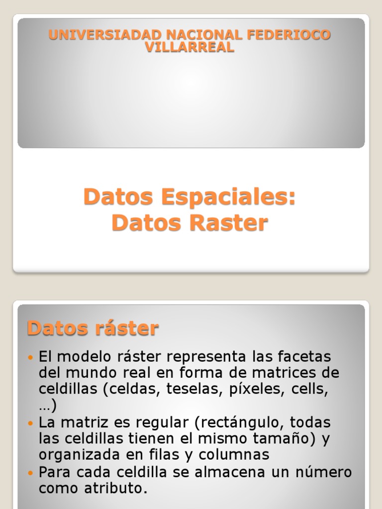 Datos Raster | PDF | Gráficos de computadora | Matriz (Matemáticas)