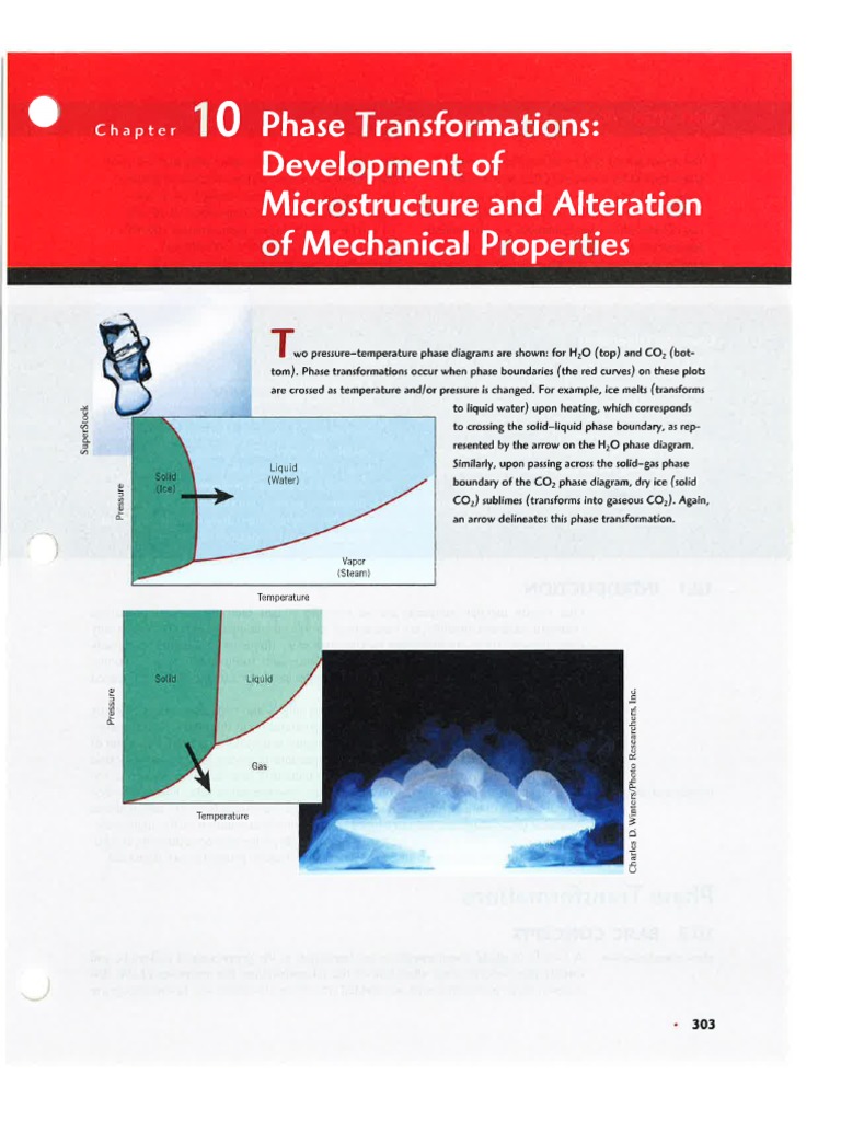 Chapter #10 Phase Transformations - Development of Microstructure and Alteration of Mechanical ...