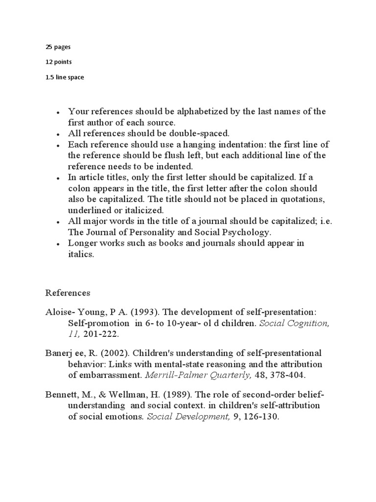 25 Pages 12 Points 1.5 Line Space | PDF