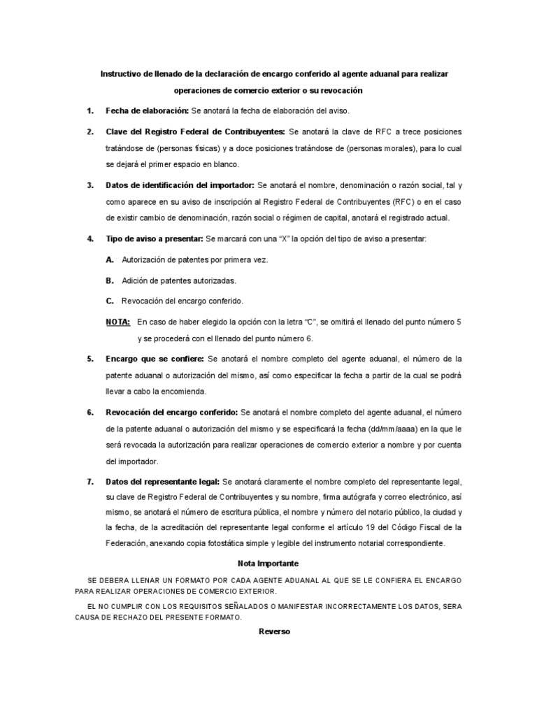 Instrucciones de Encargo Conferido | PDF | Gobierno | Business