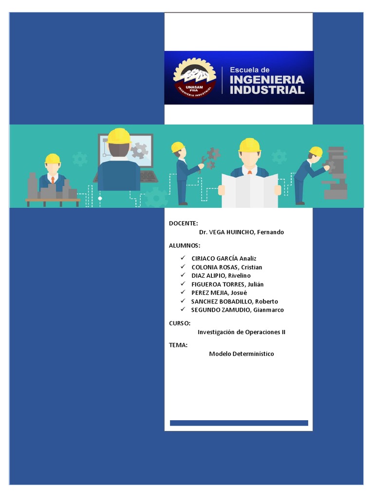 Análisis del Modelo Determinístico en Operaciones | PDF | Inventario ...