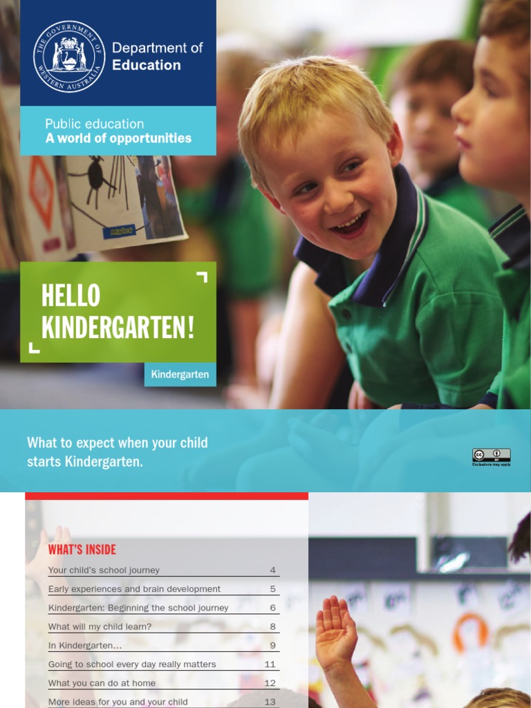 Hello Kindergarten Booklet | PDF | Literacy | Kindergarten