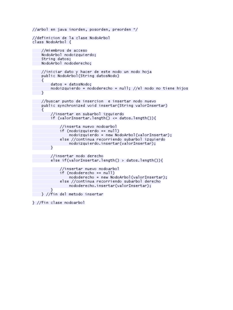 Arbol en Java Tipo String | PDF | Informática teórica | Algoritmos y Estructuras de Datos
